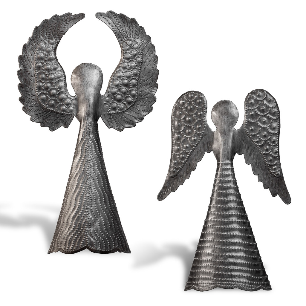 Freestanding Angels – Pair – The Haitian Collection